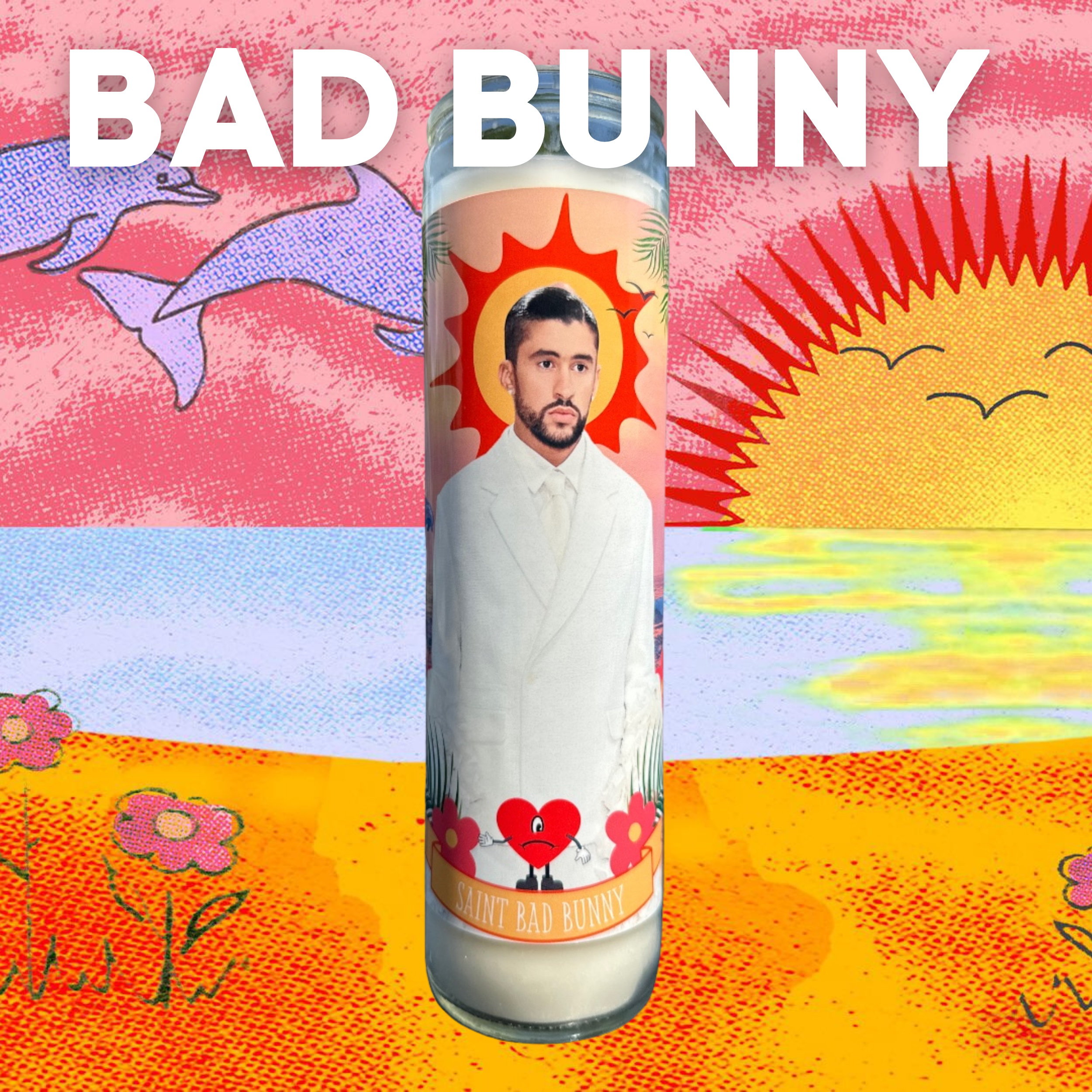 The Luminary Bad Bunny Altar Candle – Del Bravo Record Shop