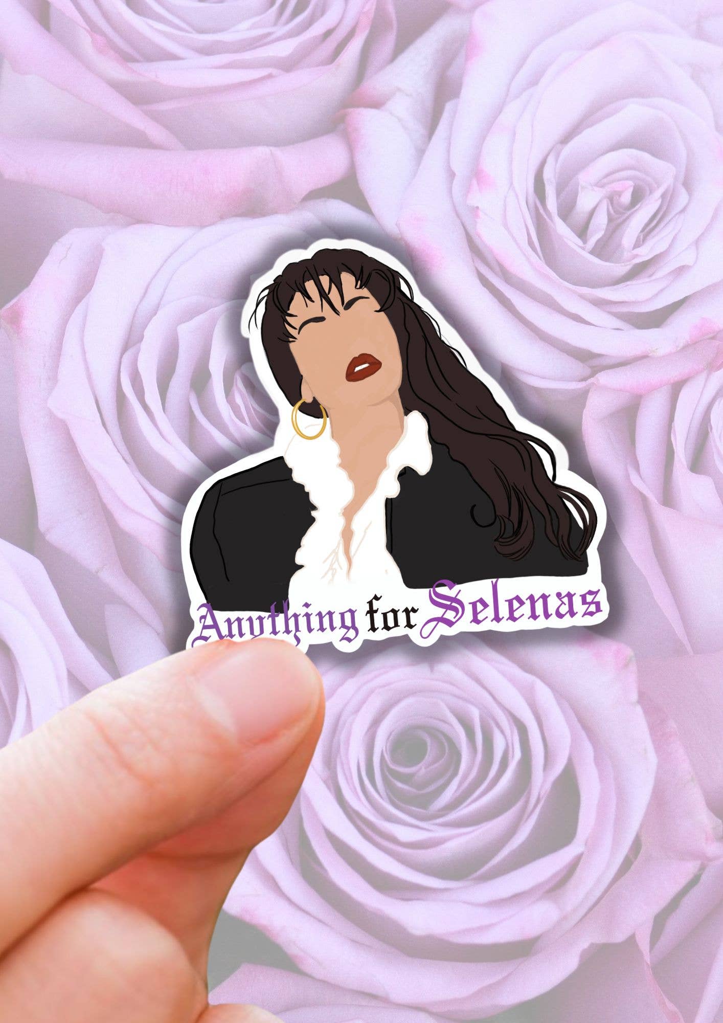 Anything for selenas latina sticker – Del Bravo Record Shop