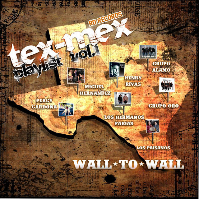 Tex-Mex Playlist Vol. 1 - Various Artists (CD) – Del Bravo Record Shop
