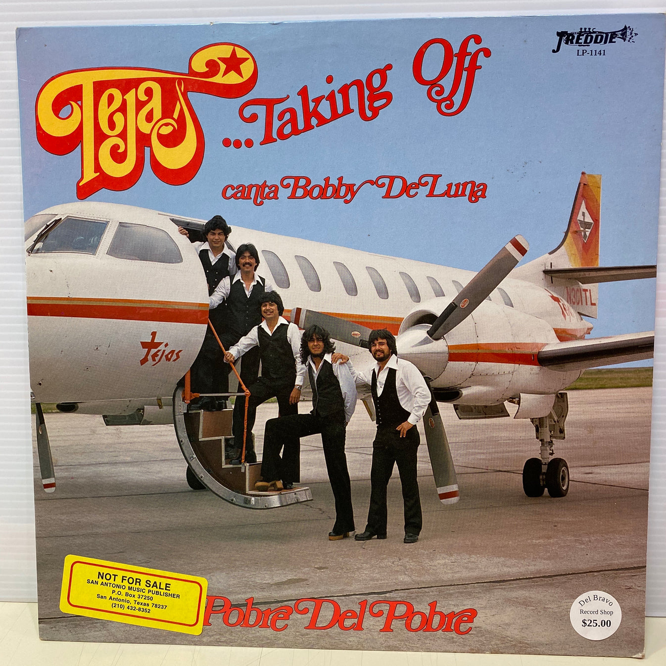 Tejas Band Canta Bobby De Luna - Taking Off (Vinyl) – Del Bravo Record Shop