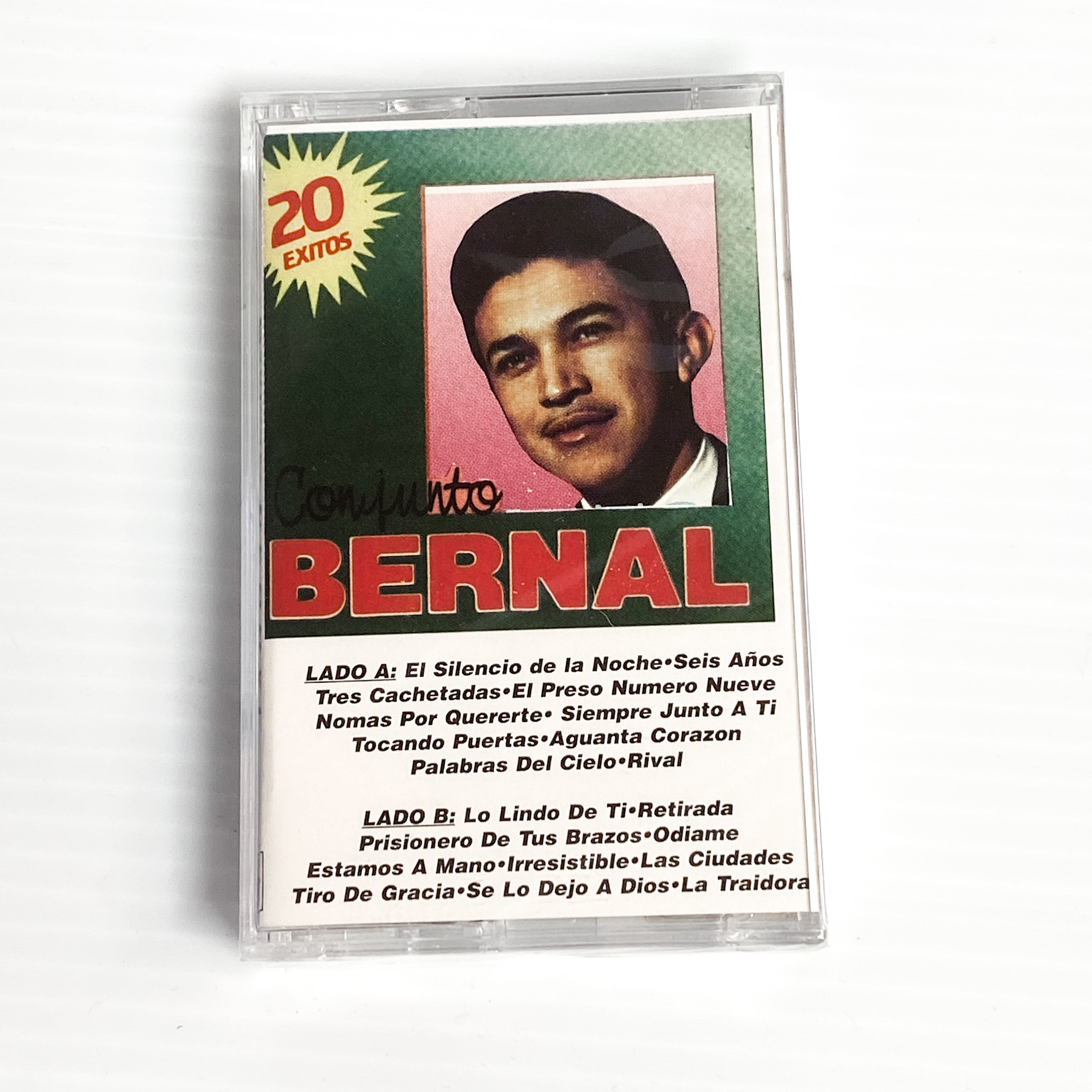 Conjunto Bernal - 20 Exitos (Cassette) – Del Bravo Record Shop