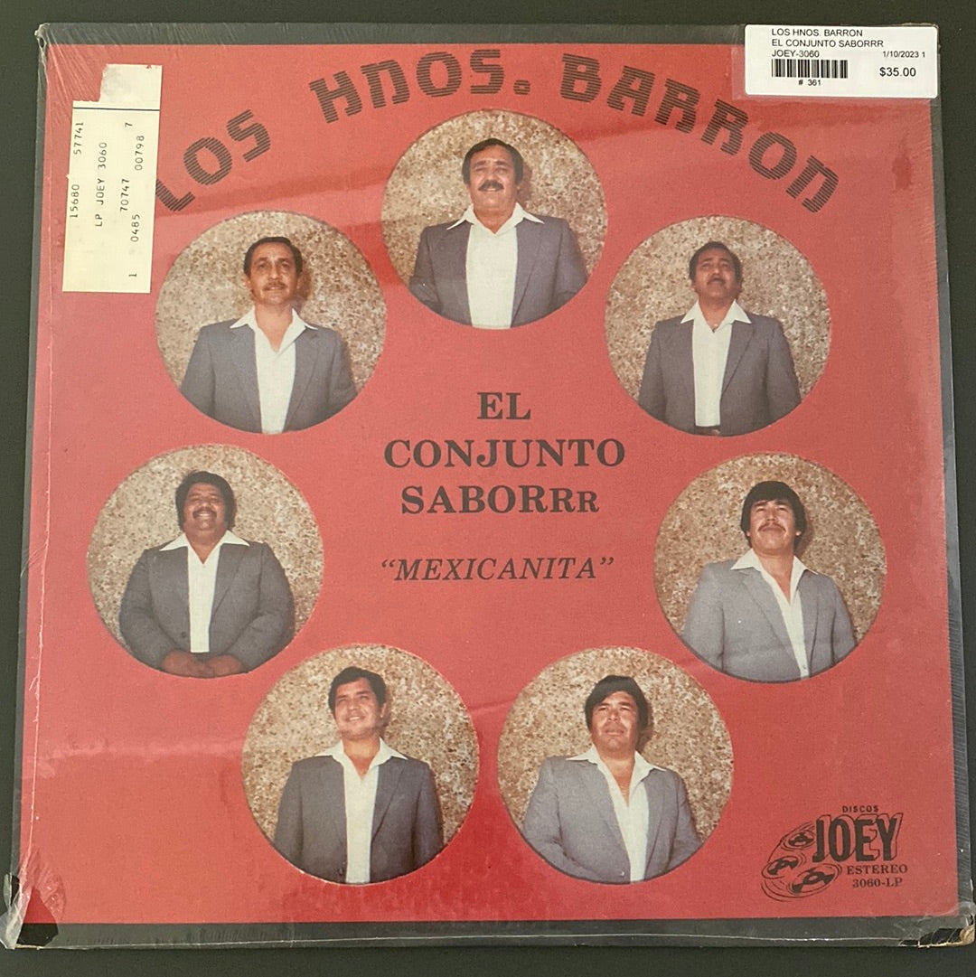 Los Hnos. Barron - El Conjunto Saborrr- Mexicanita (Vinyl) – Del Bravo ...